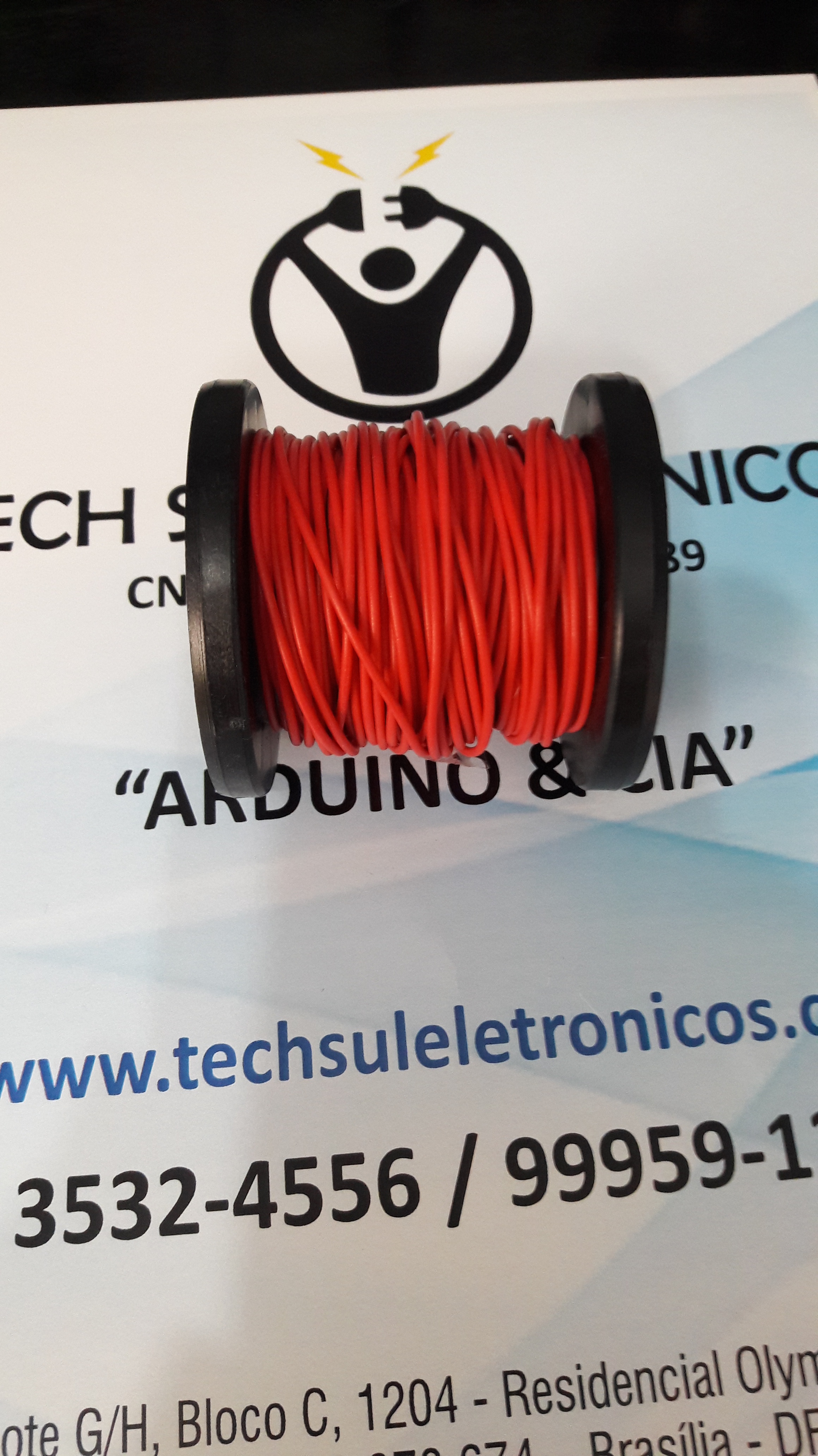 FIO FLEXÍVEL 22 AWG VERMELHO – Tech Sul Eletrônicos