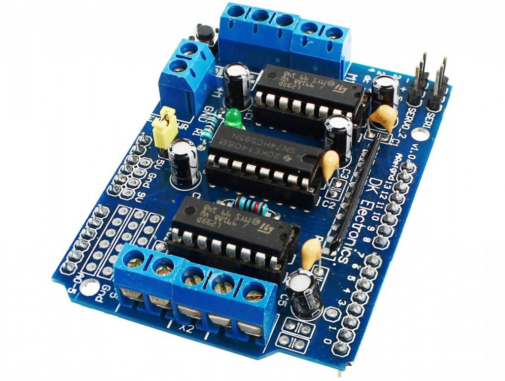 Motor Shield L293D Driver Ponte H p/ Arduino - Tech Sul Eletrônicos