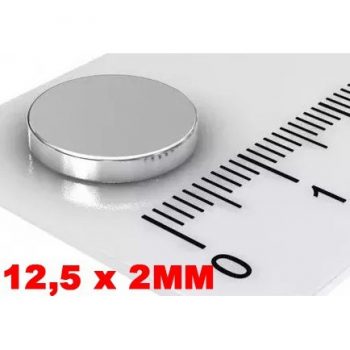 SUPER IMÃ DE NEODÍMIO 12,5X2MM - DISCO - Tech Sul Eletrônicos